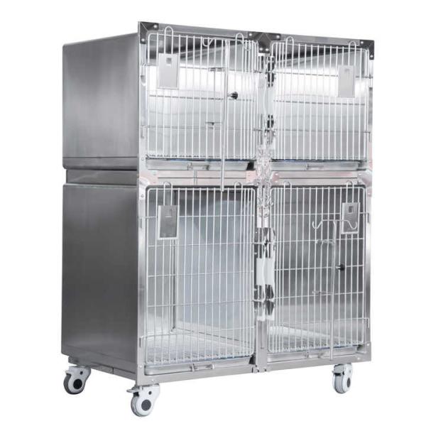 Quality Dog Cage with Wheels for Pet Hospital for sale