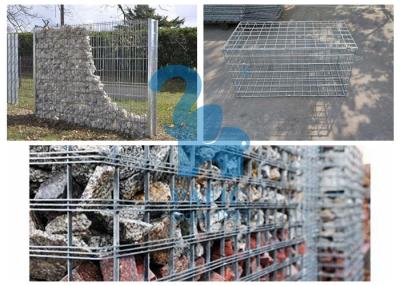 Cina Canestri di superficie galvanizzati della parete del gabbione, gabbie della pietra del cavo di Φ5mm per i muri di sostegno in vendita