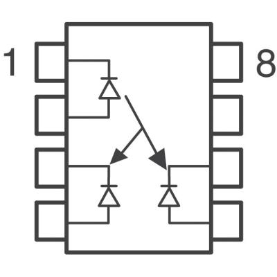 Cina Circuito integrato Chip Linear Optocoupler, alta stabilità di guadagno, ampia larghezza di banda di IL300-EF in vendita