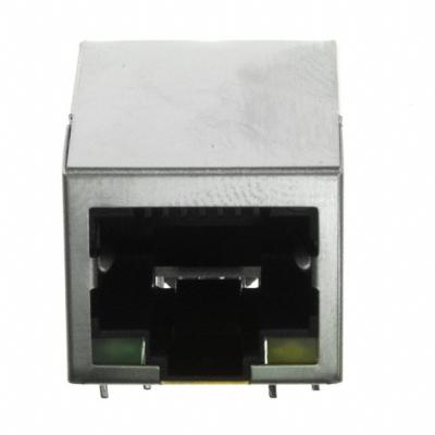 Cina J0026D01BNL Base-TX RJ45 Ethernet Jack 1x1 Tab Down with LEDs 8 Pin in vendita