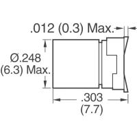 China SMD Aluminum Electrolytic Capacitor 0.1µF to 1500µF 4V to 100V 85°C 2000h for sale