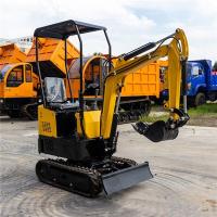 China Small Tractor Ramming Mini Backhoe Loader  Hydraulic Compact Excavator for sale