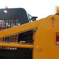 China Mini Skid Steer Loader Diesel Crawler Loader 850kg Rated Operating Capacity for sale