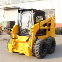 China Mini Skid Steer Loader Diesel Crawler Loader 850kg Rated Operating Capacity for sale