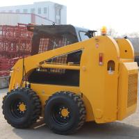 China Mini Skid Steer Loader Diesel Crawler Loader 850kg Rated Operating Capacity for sale
