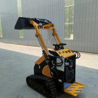 China CE Diesel Wheel Tracked Mini Loader Mini Skid Steer Loader Attachments for sale