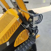 China CE Diesel Wheel Tracked Mini Loader Mini Skid Steer Loader Attachments for sale