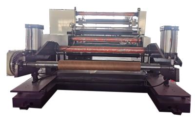 中国 PLC Fully Automatic Tension Control Coating Paper Horizontal Slitting Machine 販売のため