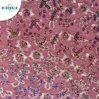 China Sequins Glitter Wall Fabric , Glitter Pattern Wallpaper Textured Moisture Proof for sale