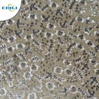 China Sequins Glitter Wall Fabric , Glitter Pattern Wallpaper Textured Moisture Proof for sale