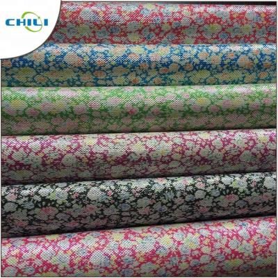 Cina Tessuto del cuoio del vegano del PVC dell'unità di elaborazione, peso leggero di cuoio della muffa di Rolls del Faux anti in vendita