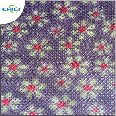 Cina Materiale di cuoio falso colorato, vinile di cuoio del tessuto foggiato Faux basato per i mestieri di Diy in vendita