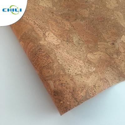 Cina Colore su misura tricottato tessuto del tessuto di rinforzo del cuoio del sughero delle scarpe delle donne in vendita