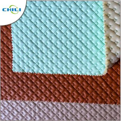 Cina Bene durevole resistente della multi abrasione di colore del tessuto del cuoio del Faux imbottito brevetto in vendita