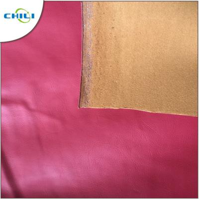 Cina Il tessuto rosso del cuoio dell'unità di elaborazione, cuoio gradisce l'alta elasticità materiale resistente all'uso in vendita