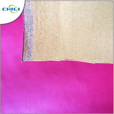 Cina Il tessuto rosso del cuoio dell'unità di elaborazione, cuoio gradisce l'alta elasticità materiale resistente all'uso in vendita