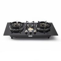 Quality New Design Tempered Glass Built in Gas Hob OEM ODM 2 Or 3 Burners Kitchen for sale