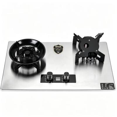 China Customized Panel Printing 2 Burner Glass Top Ceramic Stove Top OEM ODM for sale