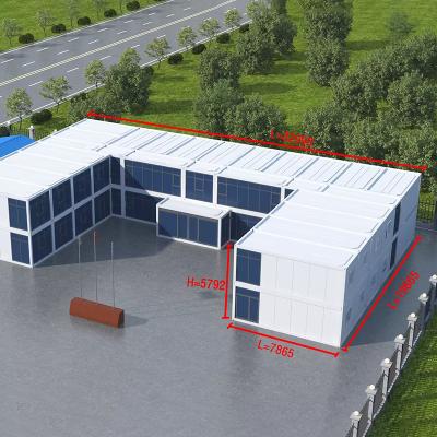 China Customizable Modular Foldable Prefabricated Home Detachable Fold Up Container House for sale
