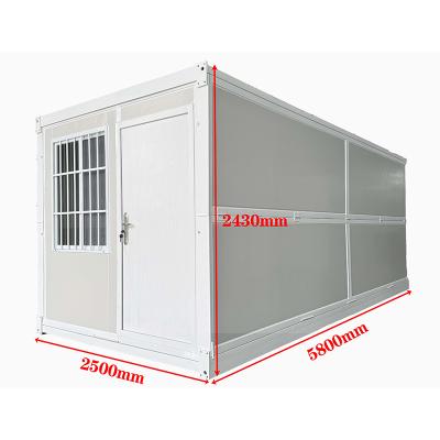 중국 M자형 접이식 컨테이너 하우스 모듈러 하우스 샌드위치 패널 조립식 주택 판매용