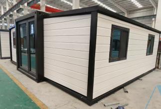 Quality 20ft Double-wing Expandable Prefab House to Meet the Needs of Temporary Office and Accommodation. for sale