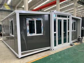 Quality 20ft/40ft Double-wing Expandable Prefab House with Steel Frame for sale
