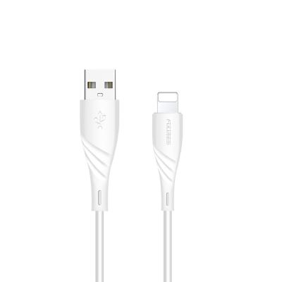 China USB A to Lightning Cable Fast Charging 2.4A | PVC Lightning Data Cord 480Mbps for sale