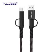 China 3A 60W Multifunctional USB Cable Nylon Braided 4 In 1 USB Charging Cable for sale