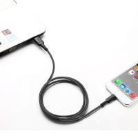 China 1m Lighting To Usb Cable Fast Charging Data Cable Nylon Braided for sale