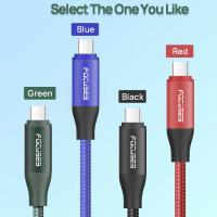 China 5A 240W PD 3.1 USB‑C Cable Nylon Braided E‑Marker Chip Fast Charge & 480Mbps Data Sync Cable for sale