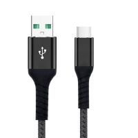 China 480Mbps Nylon Braided Charging Cable 5A USB C Cable Data Sync for sale