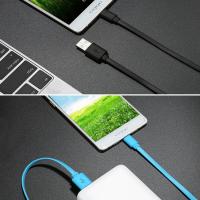 China 1M 2.4A Micro USB Data Transfer Cable Flat USB Charging Cable for sale