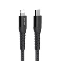 China 3A PD18W Type C To Lightning Cable Nylon Braded For Apple IPhone IPad MacBook for sale