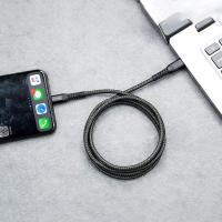 China 3A PD18W Type C To Lightning Cable Nylon Braded For Apple IPhone IPad MacBook for sale