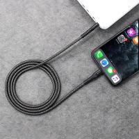 China 3A PD18W Type C To Lightning Cable Nylon Braded For Apple IPhone IPad MacBook for sale