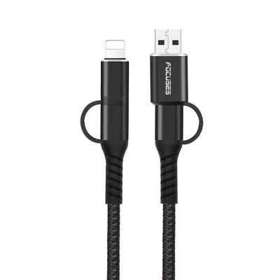 China 1m 2m OD3.5mm Snelle het Laden het Type C USB van Gegevenskabel Kabel PD 18W Te koop