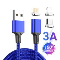 China Square 180 Rotation OEM Magnetic USB Charging Cable Data Sync for sale