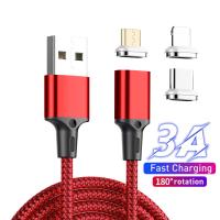 China Square 180 Rotation OEM Magnetic USB Charging Cable Data Sync for sale