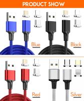 China Square 180 Rotation OEM Magnetic USB Charging Cable Data Sync for sale