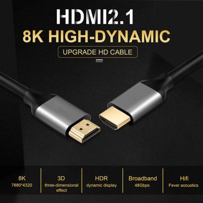 Cina cavo dell'alloggio 8k HDMI 2,1 della lega di alluminio del cavo di 1.5M High Speed HDMI in vendita