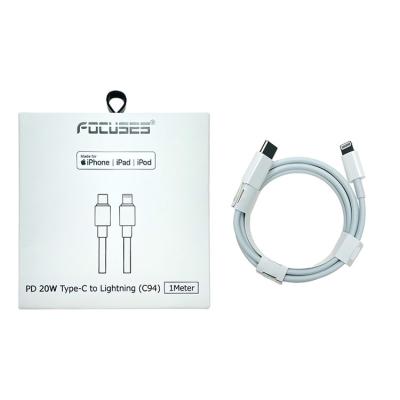 China MFI Original USB C94 Lightning Cable custom length 1m 2m 3ft 6ft for sale