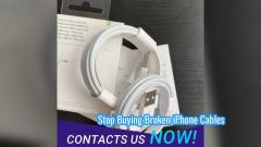 iPhone Charger Cable USB‑A to Lightning, Heavy‑Duty Flexible TPE Lightning Cable Multi‑Pack for iPho