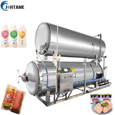 Cina Macchina doppia dell'autoclave della storta di immersione dell'acqua dello sterilizzatore di strato per l'alimento dell'imballaggio sotto vuoto in vendita