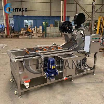 China Obst- und Gemüse5000kg/h Produktlinie, Wasser-Blasen-Reinigungsmaschine 5000kg/h zu verkaufen