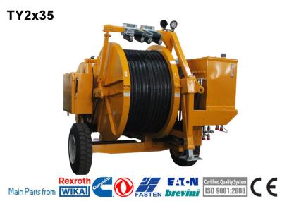 China Stringing-Tools für Übertragungsleitungen 2x40kN Hydraulikspannmaschine mit Cummins-Motor zu verkaufen