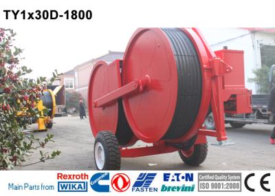 China Transmission Line Stringing Equipment Electric 18kw(25hp) Hydraulic Cable Tensioner for sale