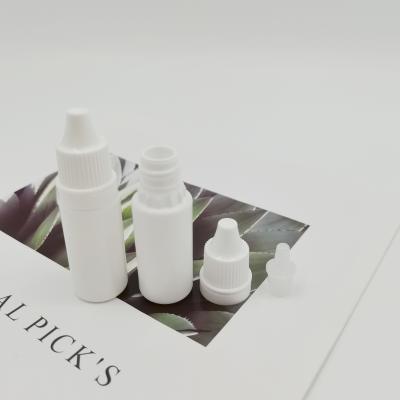 China 5 ml 10 ml PE plastic vloeibare oogdruppelfles met sabotagebestendige dop en punt Te koop