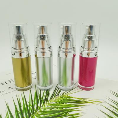 Cina Bottiglia per lozione acrilica a forma rotonda in PMMA 15 ml 30 ml 50 ml 100 ml 120 ml in vendita