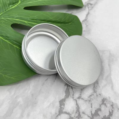 Cina Piccola cima di alluminio di torsione di 60ml 80ml Tin Jars Round Edge Screw per le cere in vendita