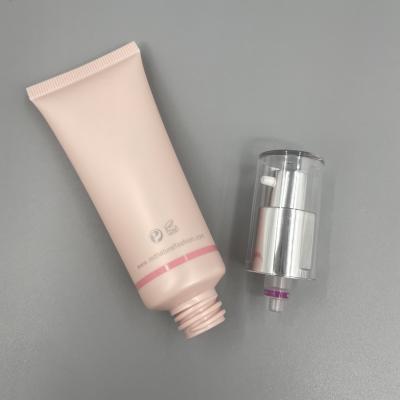 Cina Diametro vuoto crema 30mm dei tubi 30ml 50ml di compressione di BB di rosa con la pompa in vendita